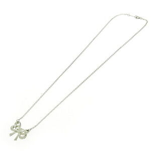 Tiffany & Co. | Bags | Tiffany Co Silver Gold Ribbon Necklace | Poshmark